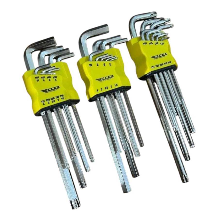 Jual Kunci L Set 9pcs / Hex Key Set / Kunci L Bintang / Kunci Hexagon ...