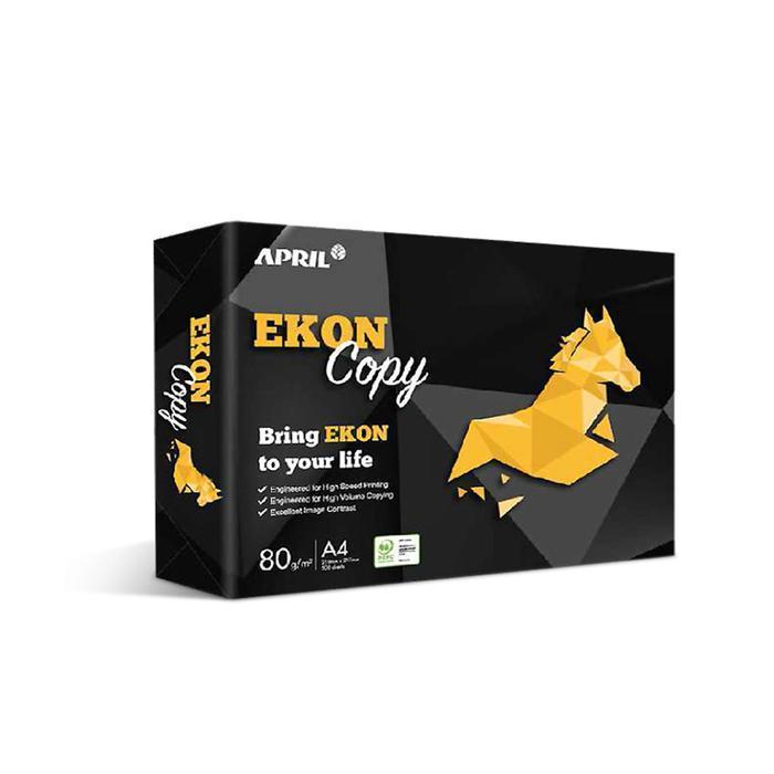 Jual EKON COPY Kertas HVS A4 75gsm Anti Macet Cetak Tajam PER 1 RIM ISI ...