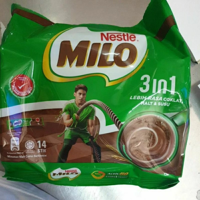 Jual NESTLE MILO 3IN1 14 Sticks (33g) | Shopee Indonesia