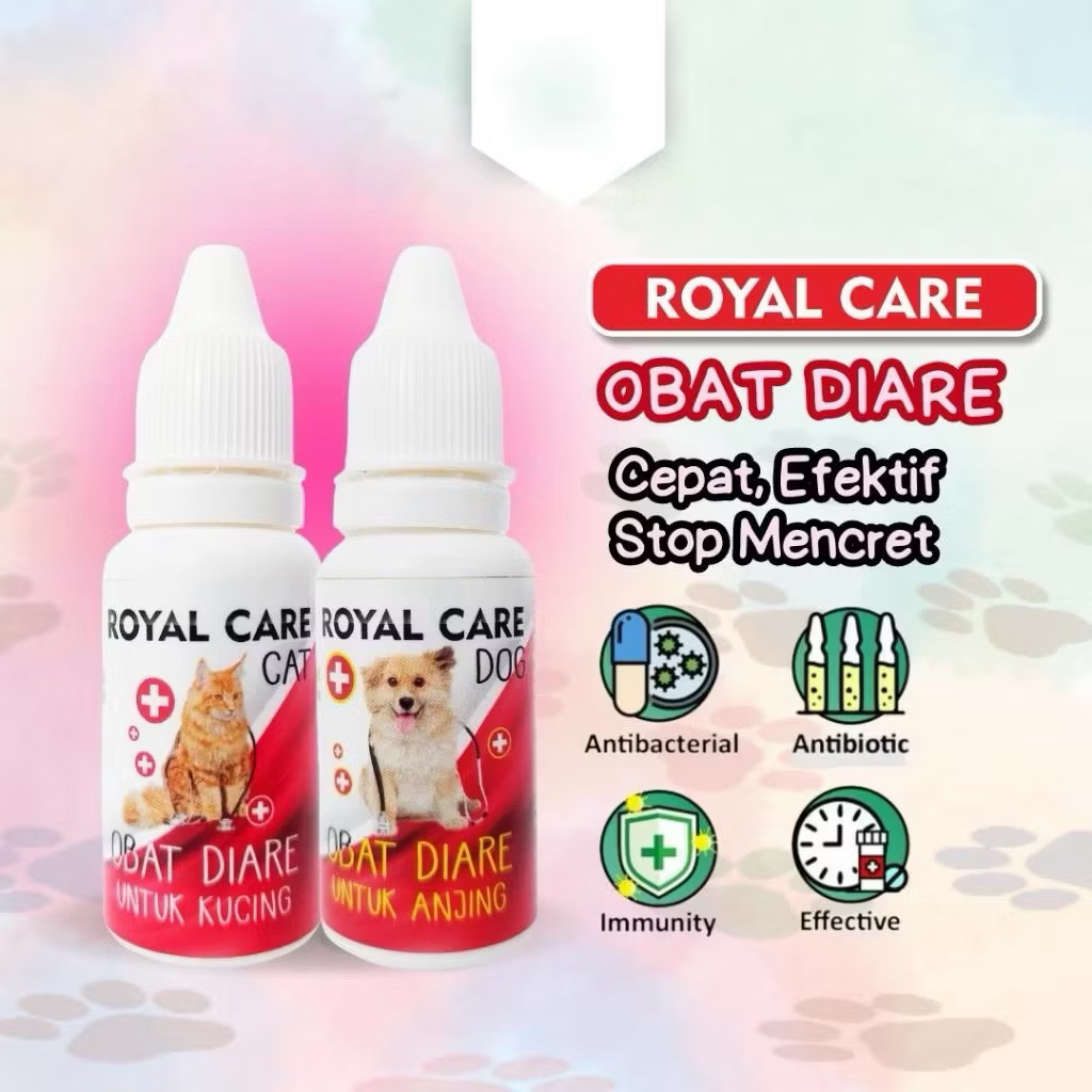Jual OBAT DIARE KUCING dan ANJING | ROYAL CARE DIARE 10ML | Shopee ...