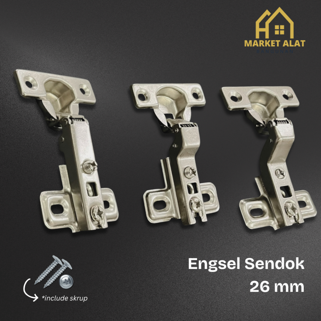 Jual Engsel Sendok 26 mm Per Pcs / Engsel Pintu Lemari Kecil Stainless ...