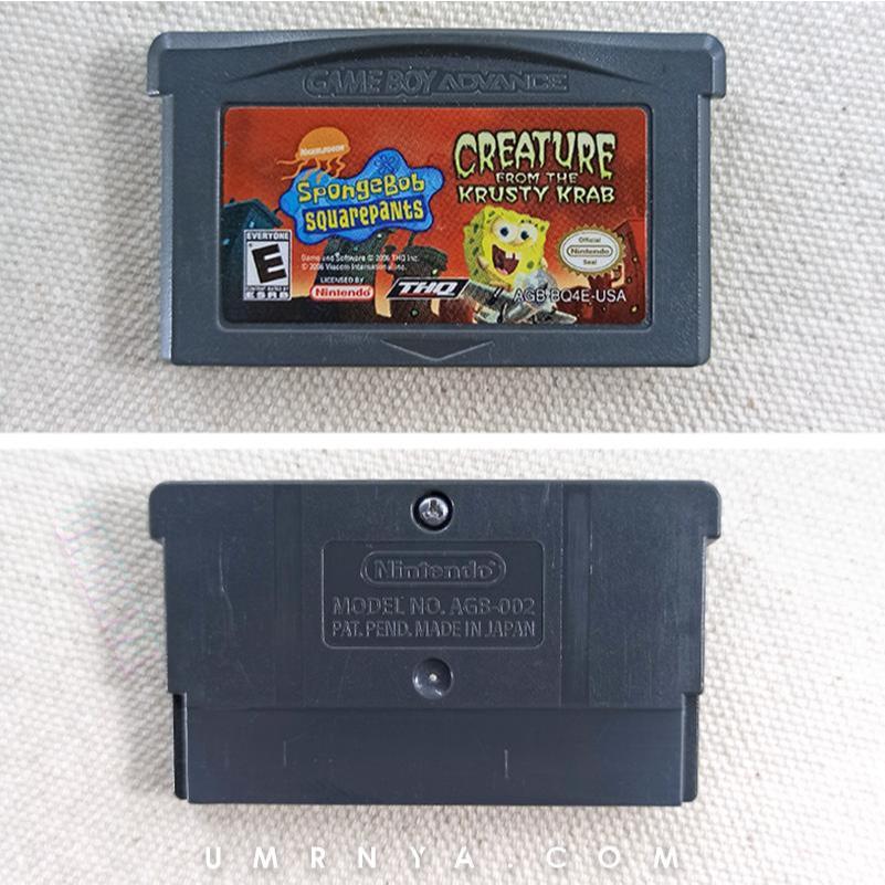 Jual Gameboy SpongeBob SquarePants Creature From Krusty Krab Kaset GBA ...