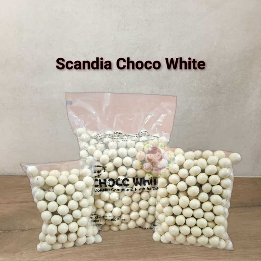 Jual Cokelat Scandia Choco White coklat vanilla isi bikuit hitam ( scp ...