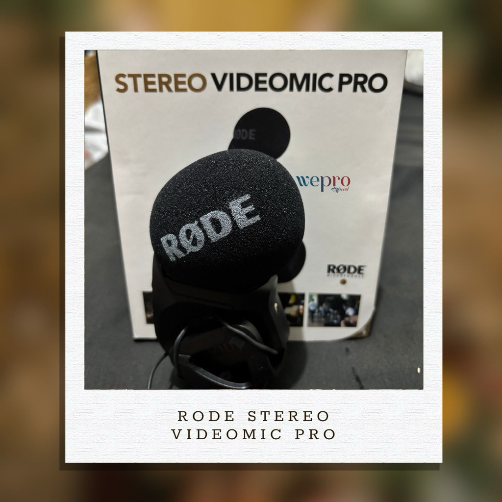 Jual Rode Stereo Videomic Pro Rycote - Black (Like New) | Shopee Indonesia