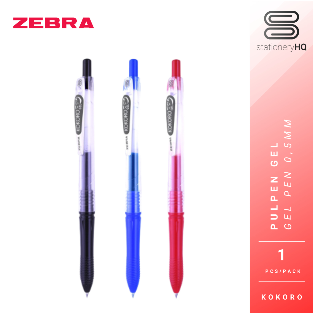 Jual Zebra Kokoro Pulpen Gel / Pen Gel 0.5 | Shopee Indonesia