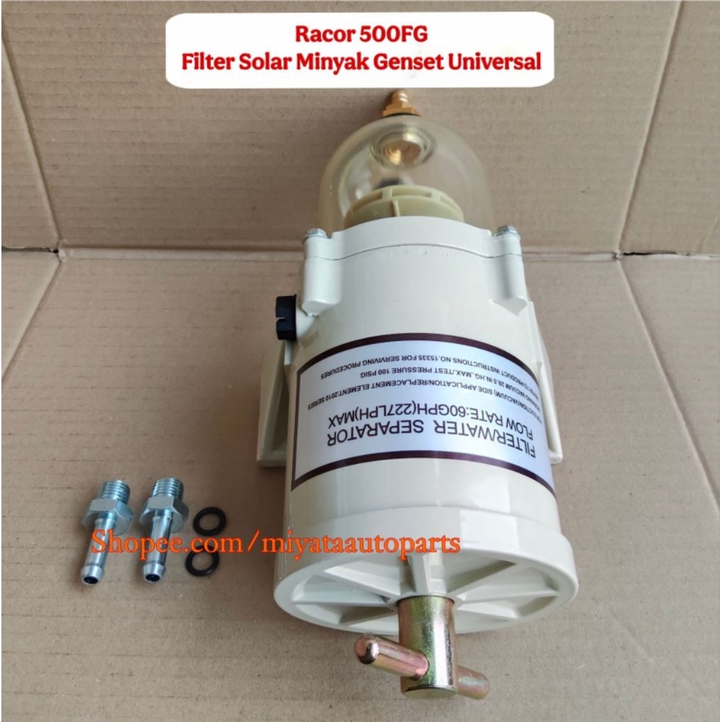 Jual Racor 500FG Filter Solar Minyak Genset Universal | Shopee Indonesia