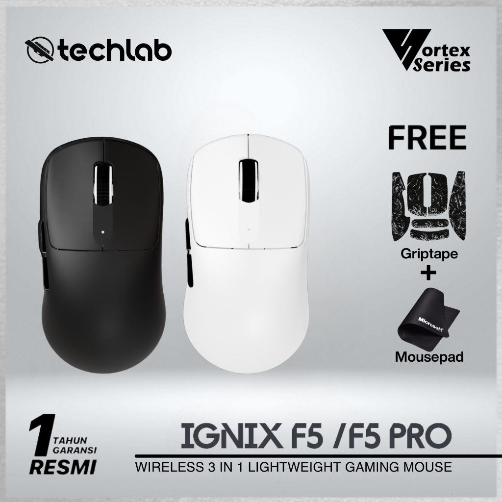 Jual Vortexseries IGNIX F5 / F5 Pro Ignix Series Wireless Ultralight ...