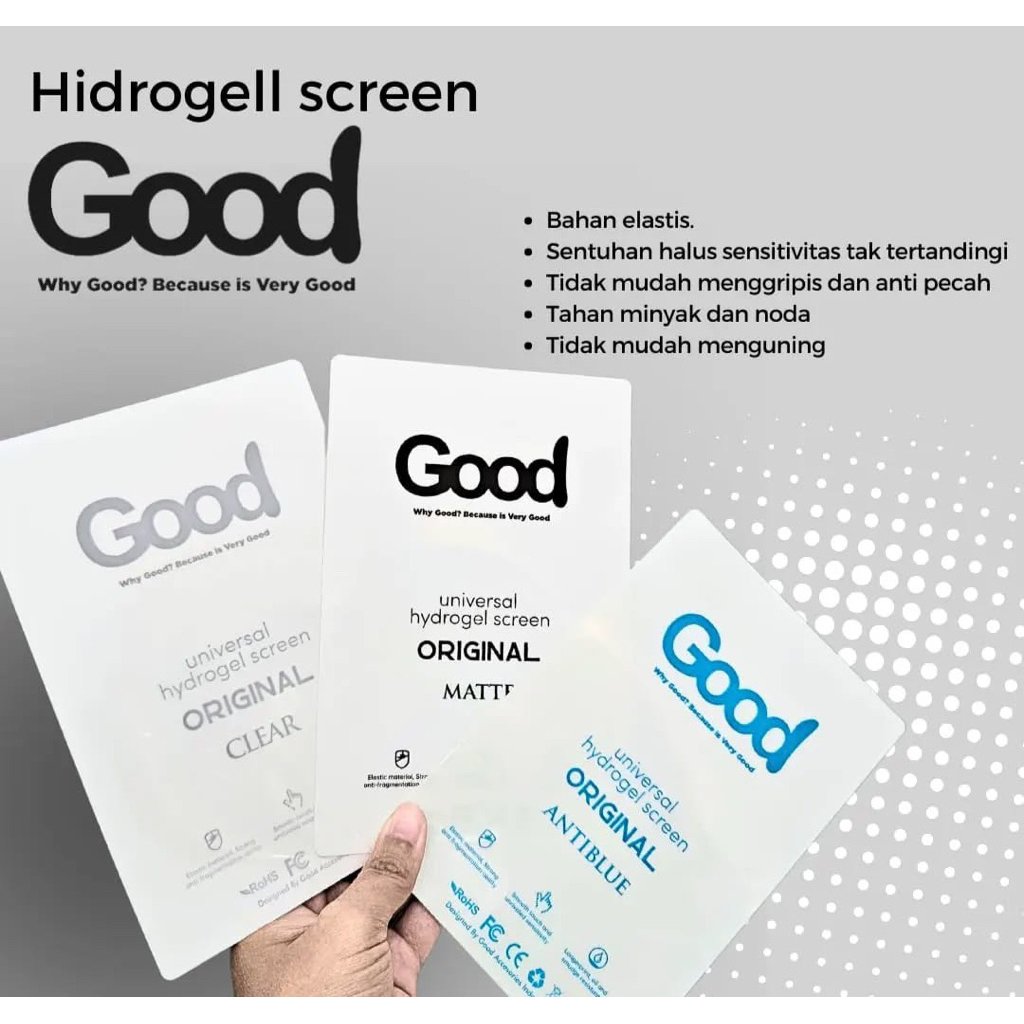 Jual Hydrogel Original Good - Pelindung Depan - Ready All type ...