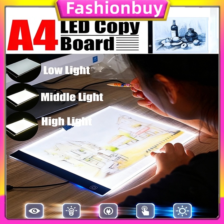Jual 【COD】Tracing board A4 A3 LED Copy Papan Lampu Pad Menggambar ...