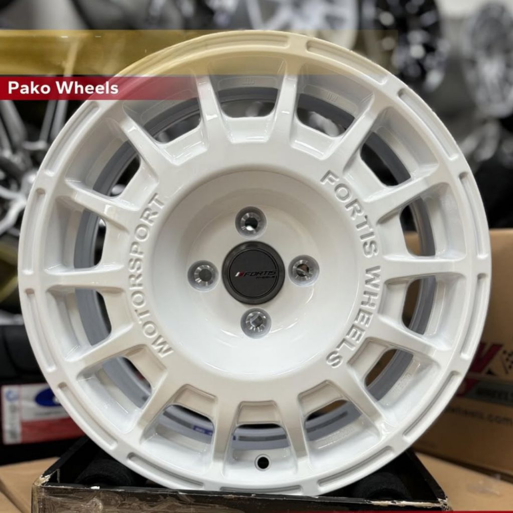 Jual velg fortis rally r16 original pako wheels lebar 7 et 38 pcd 4X100 ...