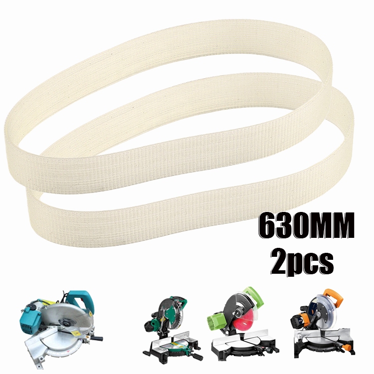 Jual 2pcs 14 Inch Mitre Saw Fan Belt, 630mm Rubber Fan Belt for 355 ...