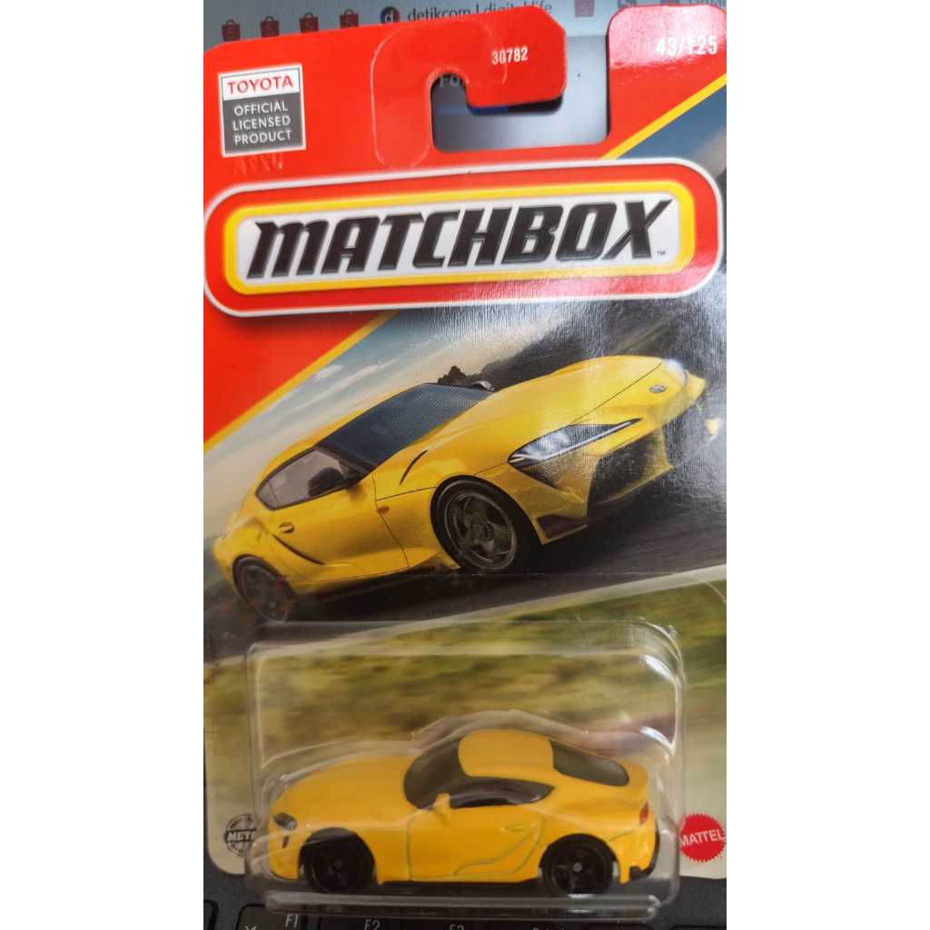Jual Matchbox - 2023 Toyota GR Supra - Kuning - RARE | Shopee Indonesia