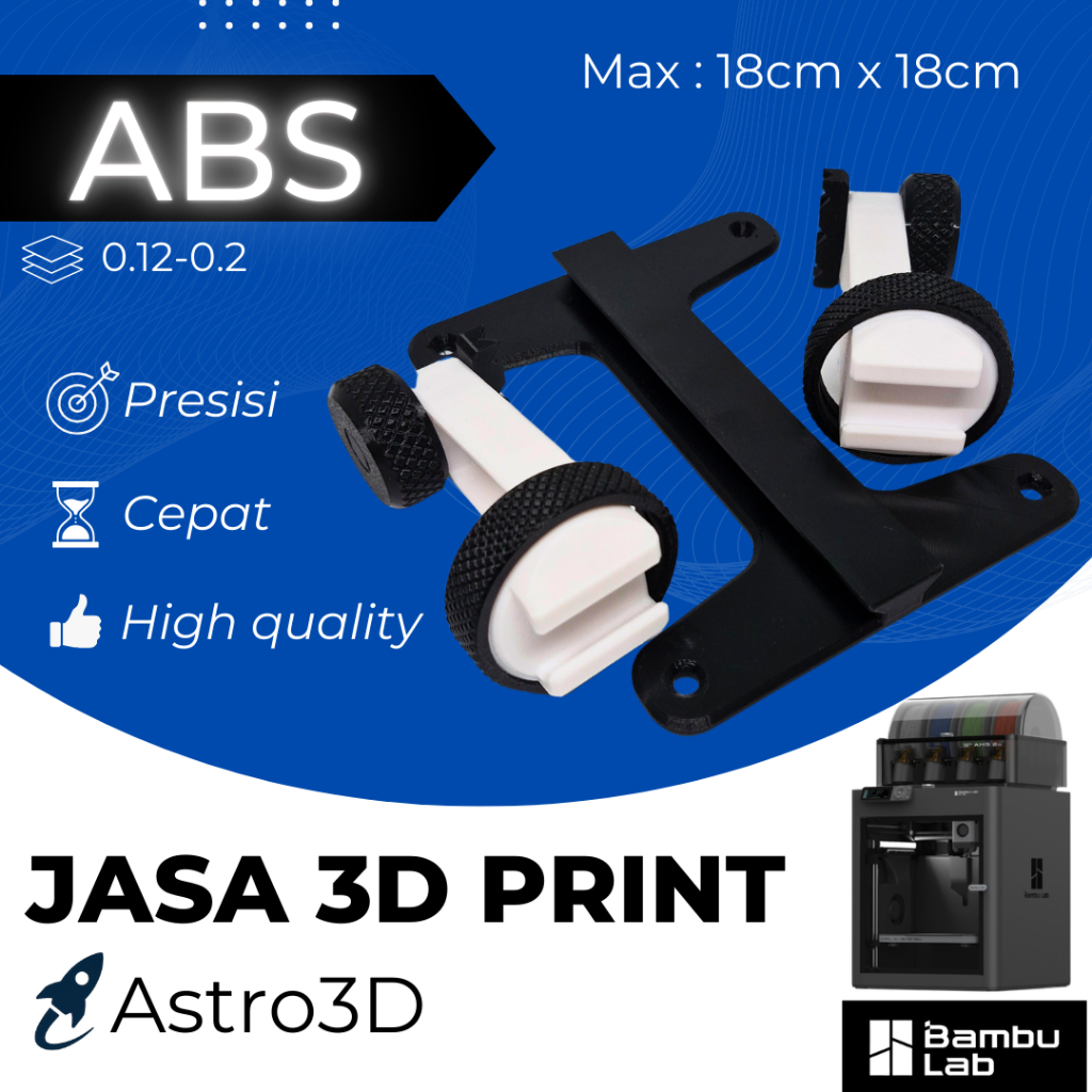 Jual Jasa 3D print ABS Cetak Custom printing 3 dimensi plus printer 3D ...