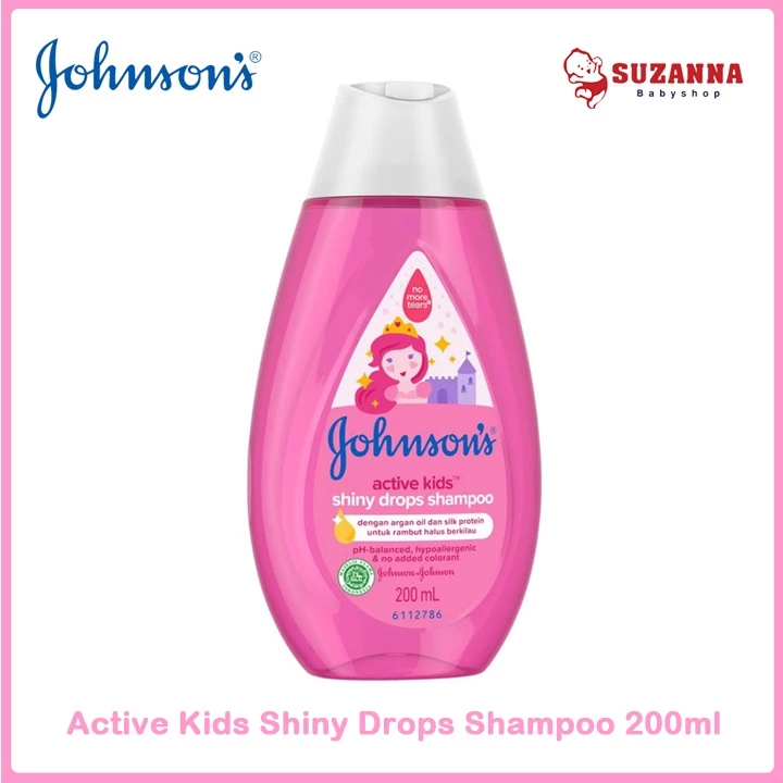 Jual Johnsons Active Kids Shiny Drops Shampoo 200ml | Shopee Indonesia
