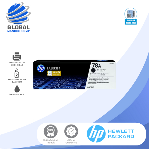 Jual HP 78A Black Original LaserJet Toner / Tinta Cartridge | Shopee ...