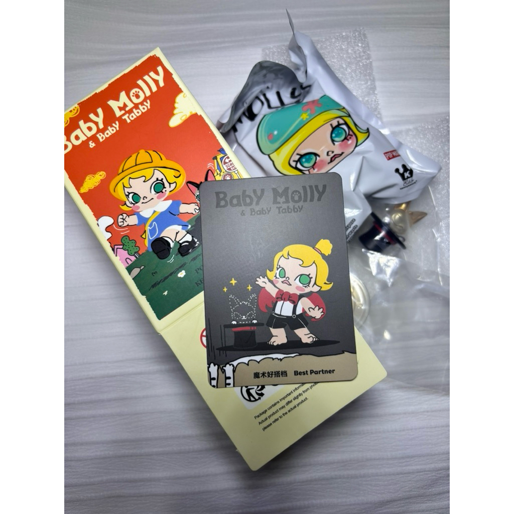 Jual POPMART Baby Molly and Baby Tabby Selected Best Partner Cry baby ...