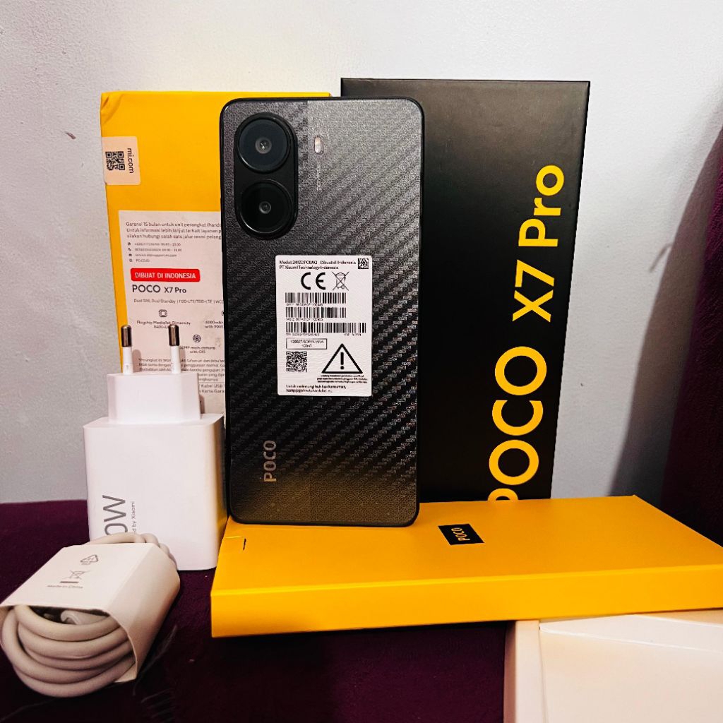 Jual POCO X7 PRO RAM 12/512 SECOND FULL SET | Shopee Indonesia