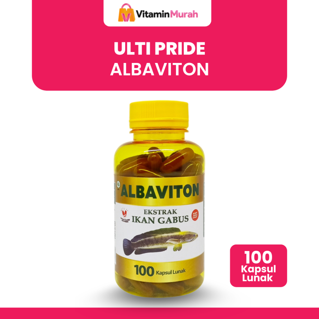 Jual ULTI PRIDE ALBAVITON EKSTRAK IKAN GABUS ISI 100 SOFTGELS ...