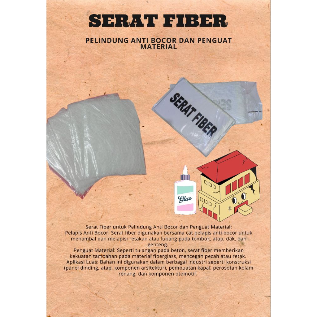 Jual Serat fiber atau met lembaran, ukuran kertas folio untuk pelindung ...