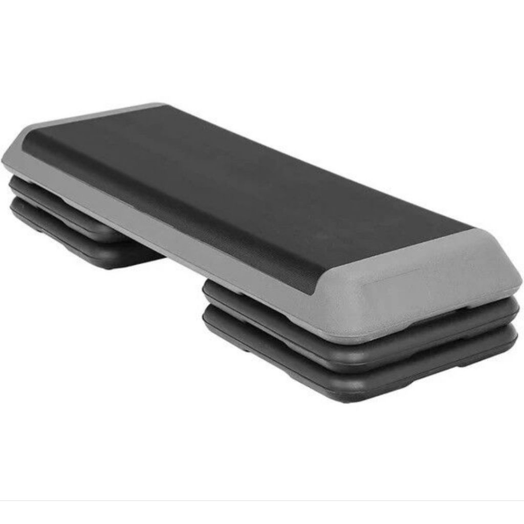 Jual Aerobic Step Bench Commercial Grade Grey 4 Raiser | Shopee Indonesia