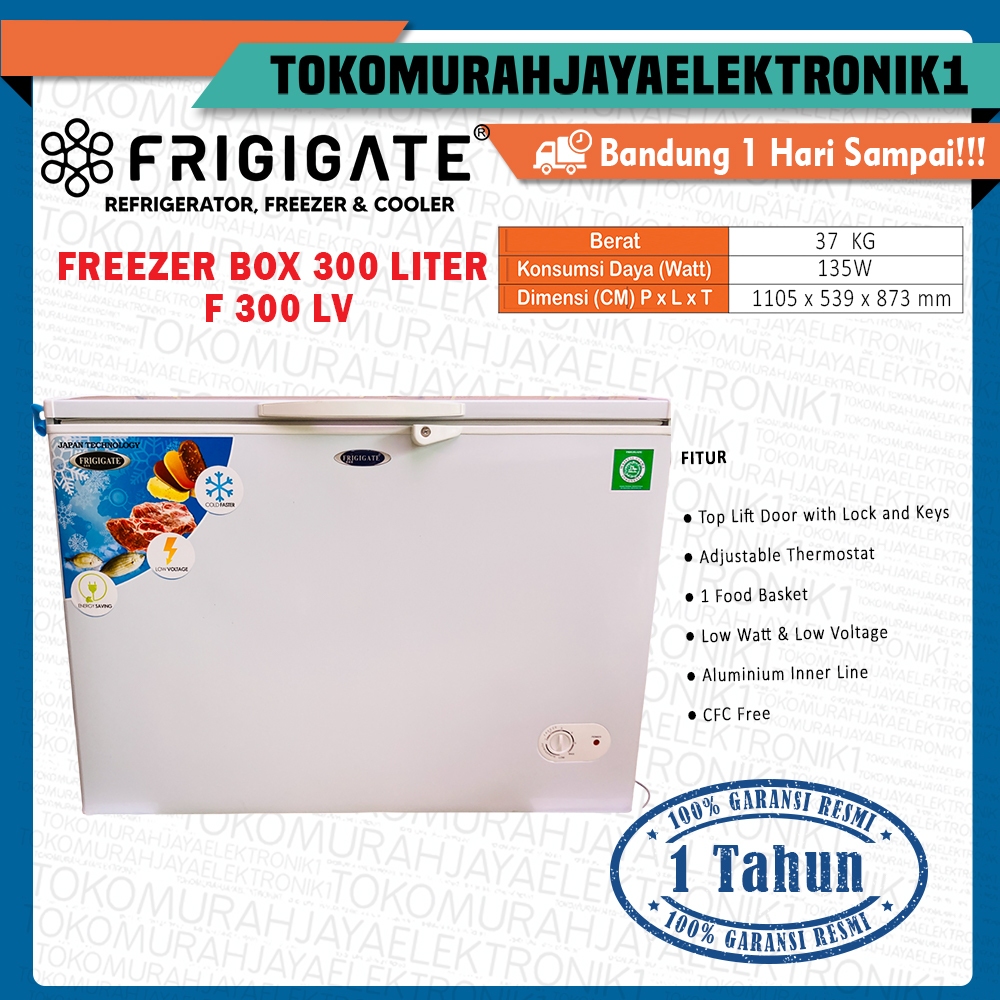 Jual Chest Freezer LV 300 L Box Frigigate F-300 LV 135 watt Garansi ...