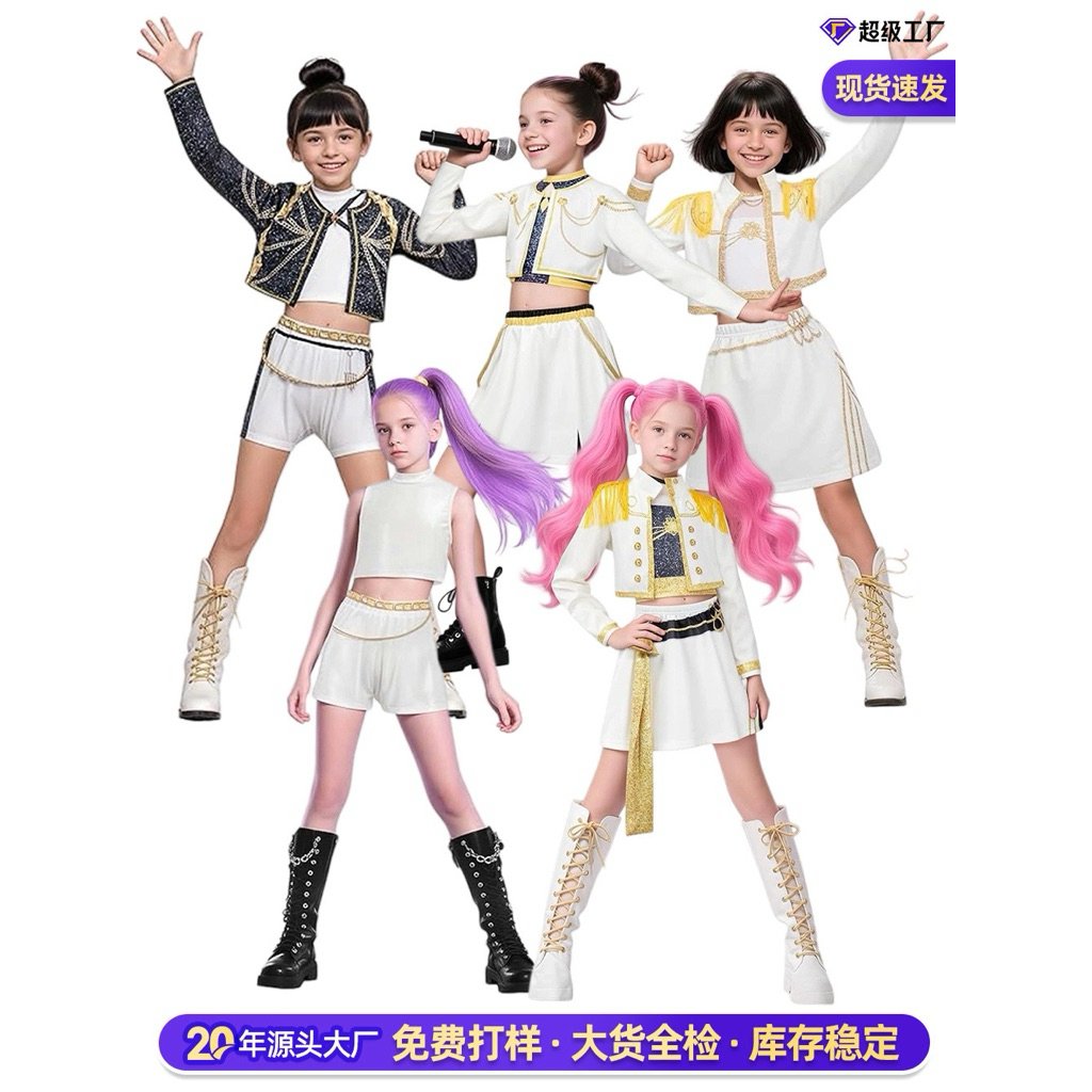 Jual READY STOCK kostum K POP DEMON HAUNTER PRINTING MOTIF COSTUME KPOP ...