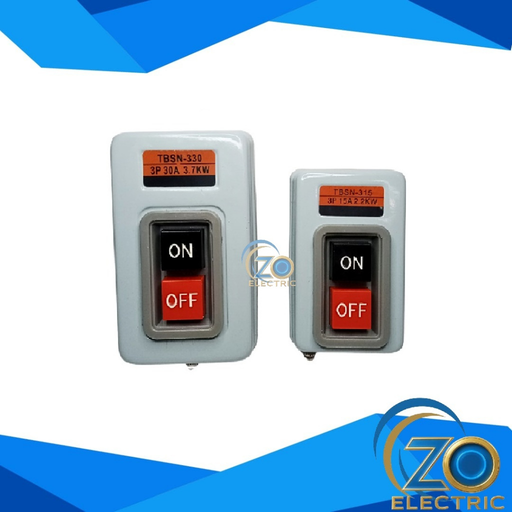 Jual POWER PUSH BUTTON SWICTH ON OFF - TBSN - 330 30A | Shopee Indonesia