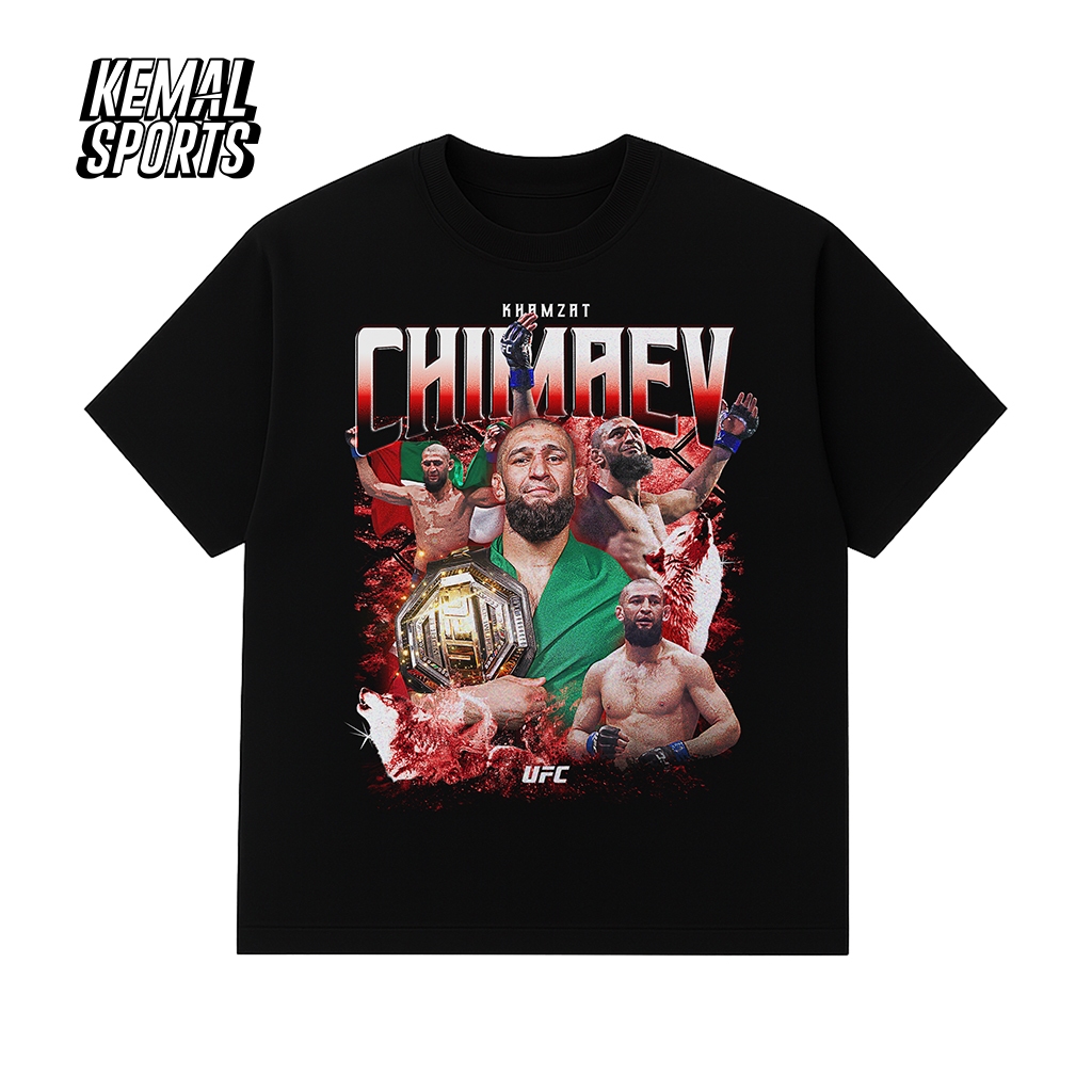 Jual Kemal Sports Merchandise - Khamzat Chimaev T-Shirt | Shopee Indonesia