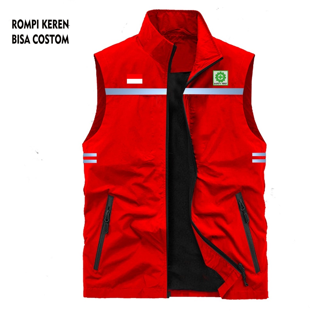 Jual Rompi Safety K3 Proyek Premium Unisex Custom rompi scotlight ...