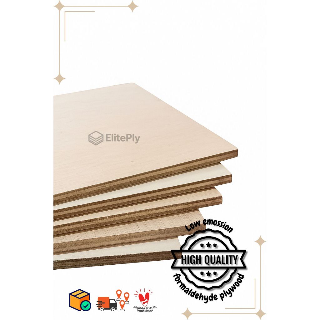 Jual Triplek custom sengon 9mm plywood multiplek halus 2 sisi lebar 60 ...