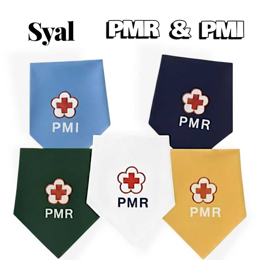 Jual syal scraf slayer PMR PMI bordir SD SMP SMA mula madya wira ...