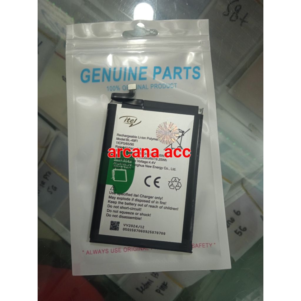 Jual battery baterai Itel S25 / S25 Ultra / P55 5G / Itel Vision 3 ...
