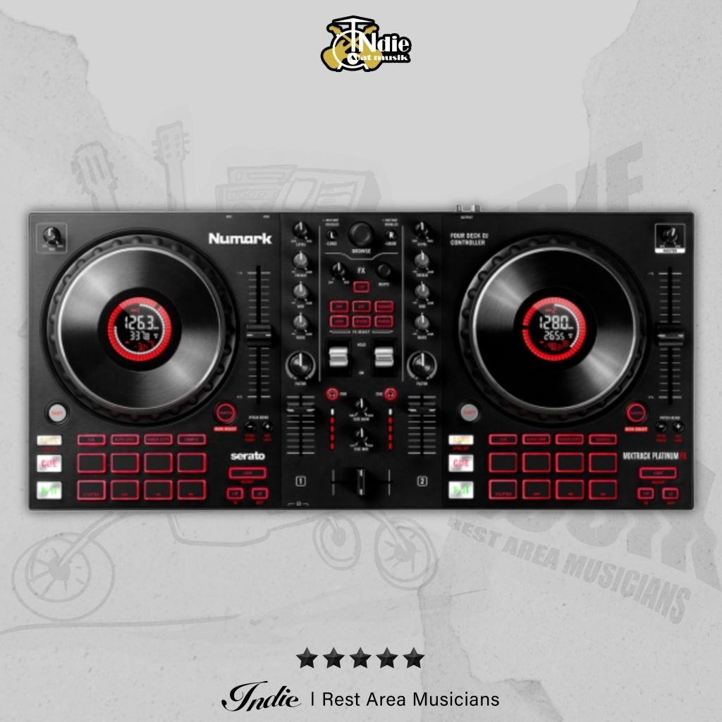 Jual Numark Mixtrack Platinum FX 24 Bit 4 Deck Digital DJ Controller ...