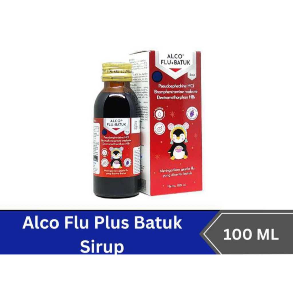 Jual ALCO FLU + BATUK SIRUP 100 ML (ALCO PLUS DMP), Membantu ...