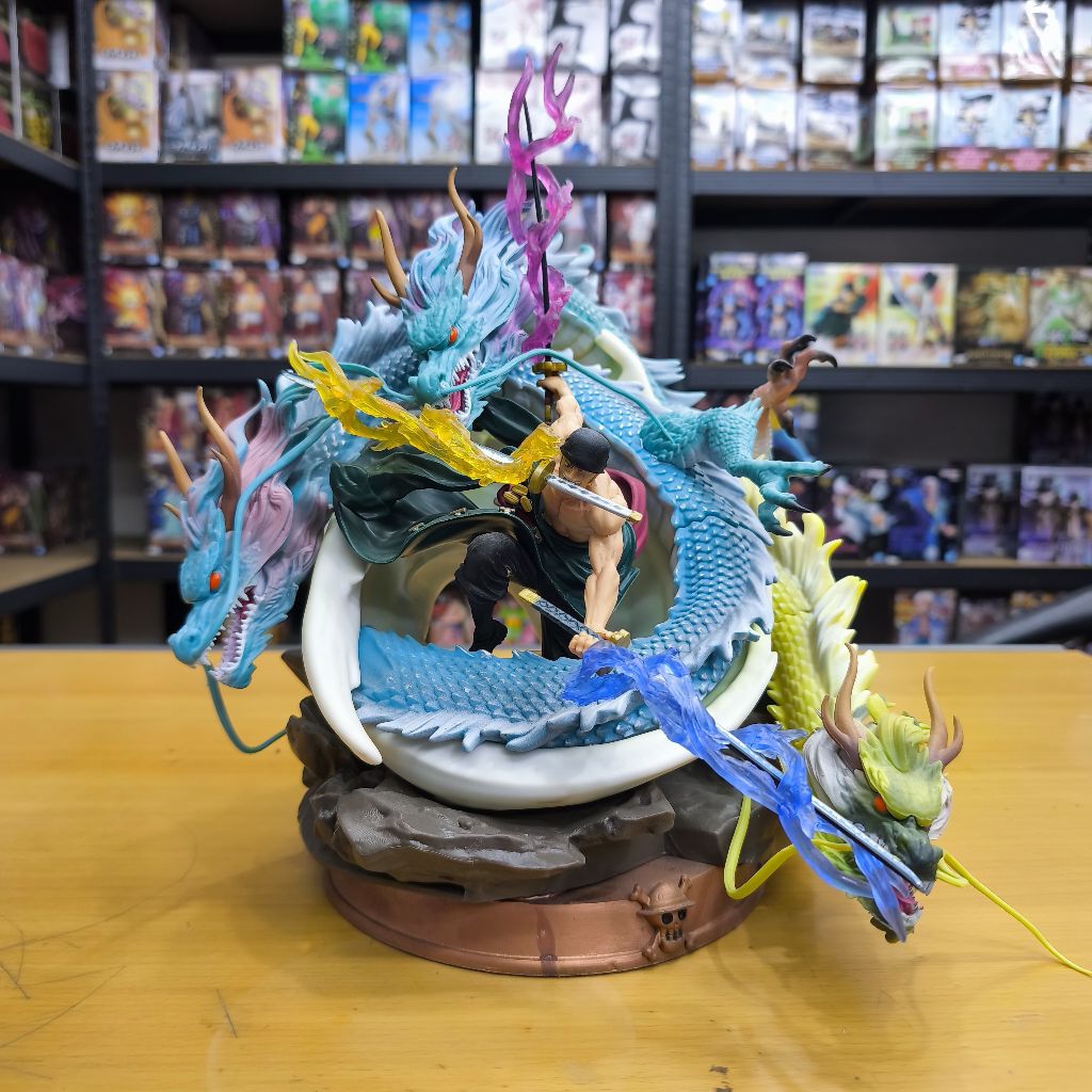 Jual Recast Figure One Piece Roronoa Zoro Santoryu Ogi:Sanzen Sekai ...
