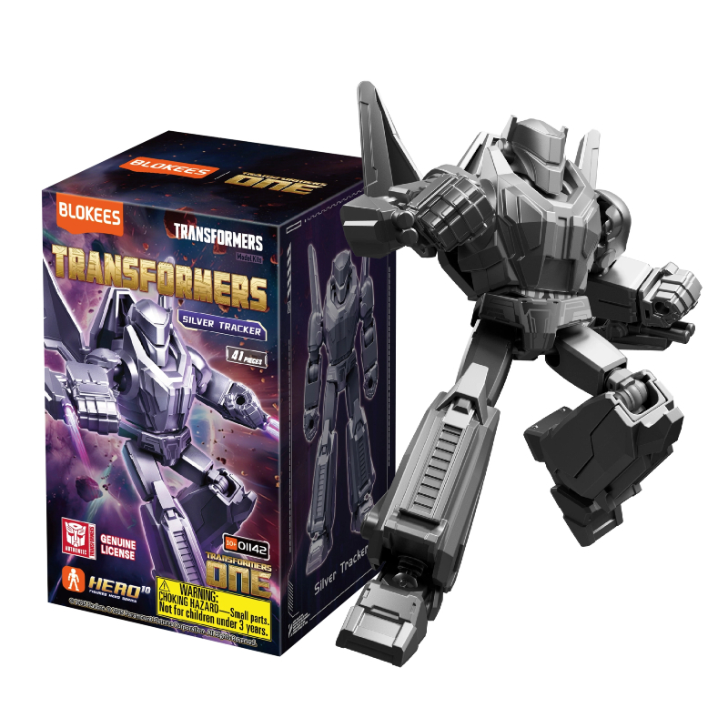 Jual Blokees 01142 Transformers Silver Tracker Figures Genuine License ...