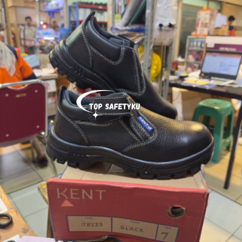 Jual Sepatu Safety Kent Natuna 78223 Asli Ori / Safety Shoes Kerja Kent ...