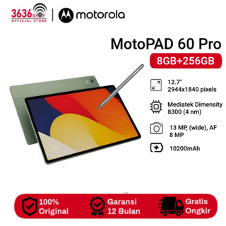 Jual Motorola Moto Pad 60 Pro 8GB+256GB - Dimensity 8300 - 12.7 inch - 3K 400nits 144Hz - JBL ...