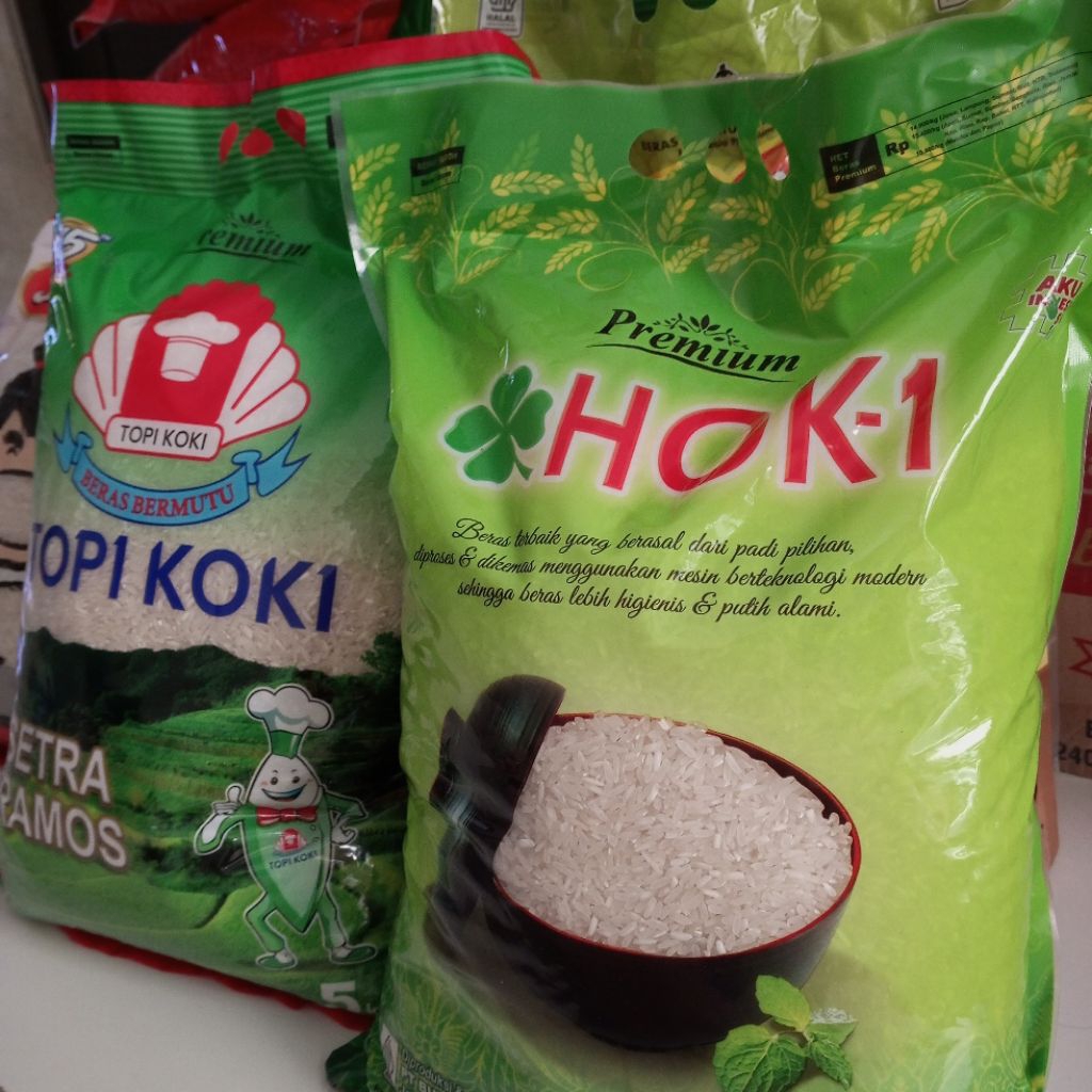 Jual TOPIKOKI/HOKI Beras Premium 5Kg | Shopee Indonesia