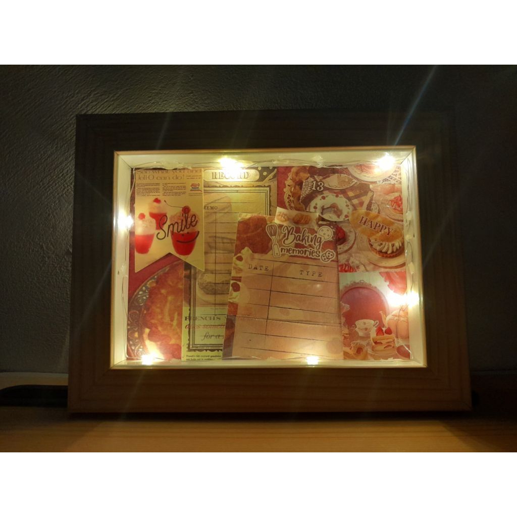 Jual Bingkai Frame Box 3D Bingkai Foto Hadiah Aesthetic 18x13x3cm ...