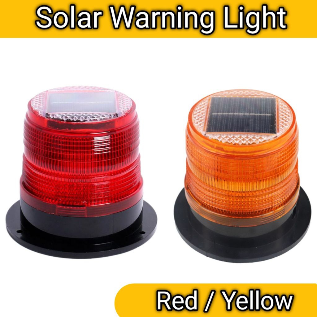 Jual Solar Warning Light Lampu Sinyal Tenaga Matahari Lampu PJU Traffic ...