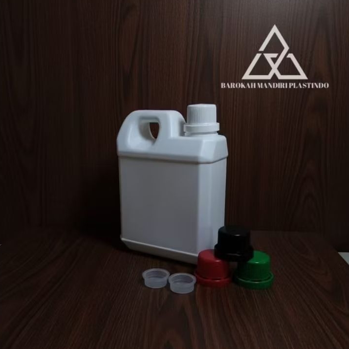 Jual JERIGEN BP 1 LITER PUTIH DOFF /JERIGEN DAMDEK/JERIGEN MADU 1 LITER ...
