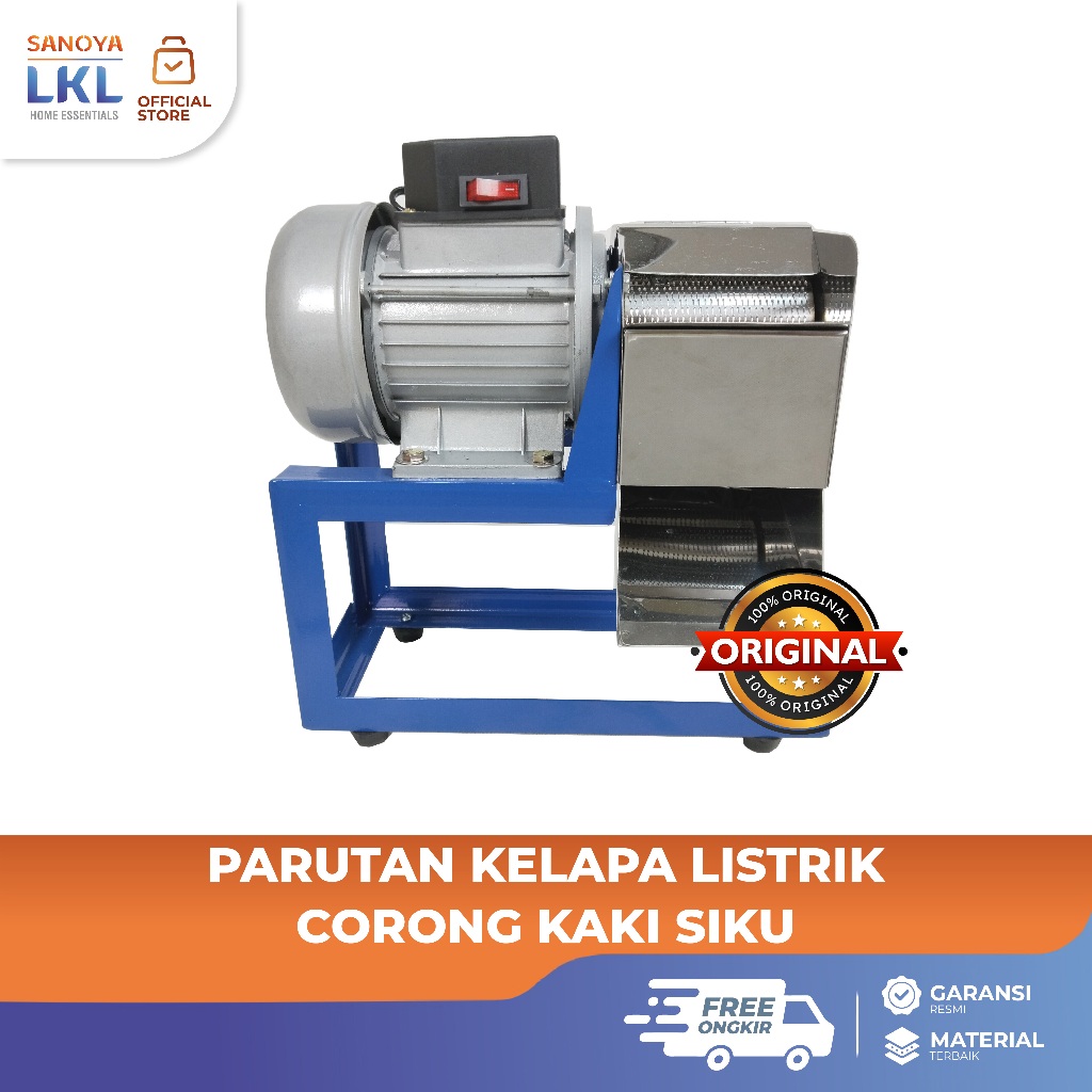 Jual SANOYA Parutan Kelapa Listrik Kaki Siku Corong – Mesin Parut ...