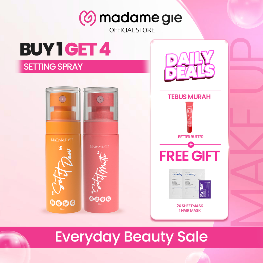 Jual [GRATIS 3 HADIAH] Madame Gie Set it Setting Spray 50mL - Makeup ...