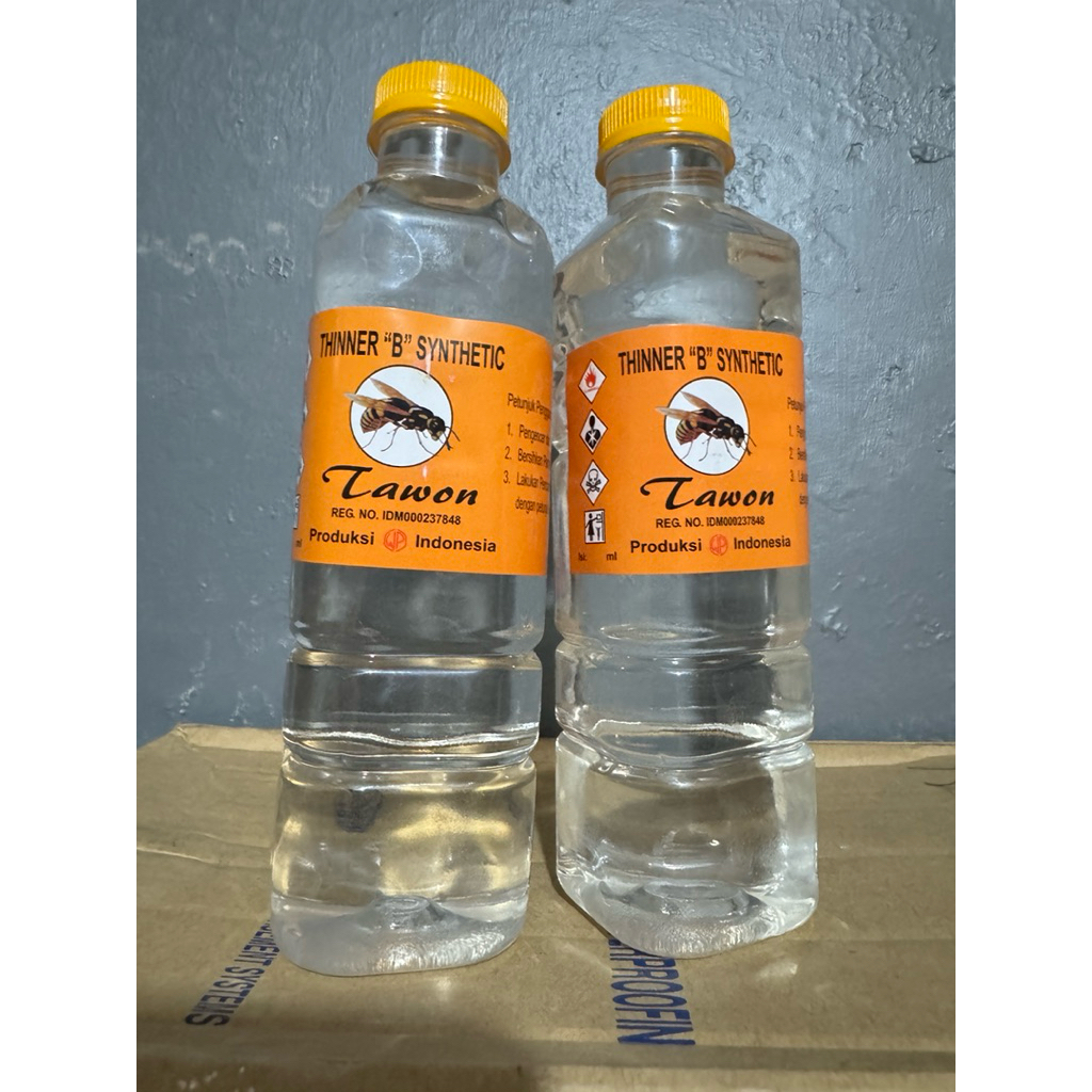 Jual THINNER CAP TAWON 400ML PENGENCER CAT THINER B CAT KAYU CAT BESI ...