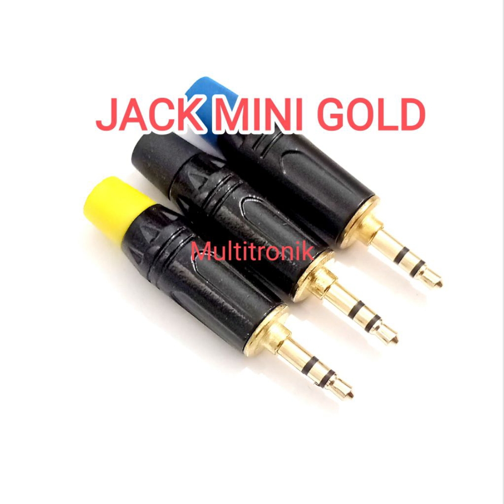 Jual JACK MINI GOLD 3.5MM Jack Audio Mini Gold 3.5mm Stereo TRS – Jack ...