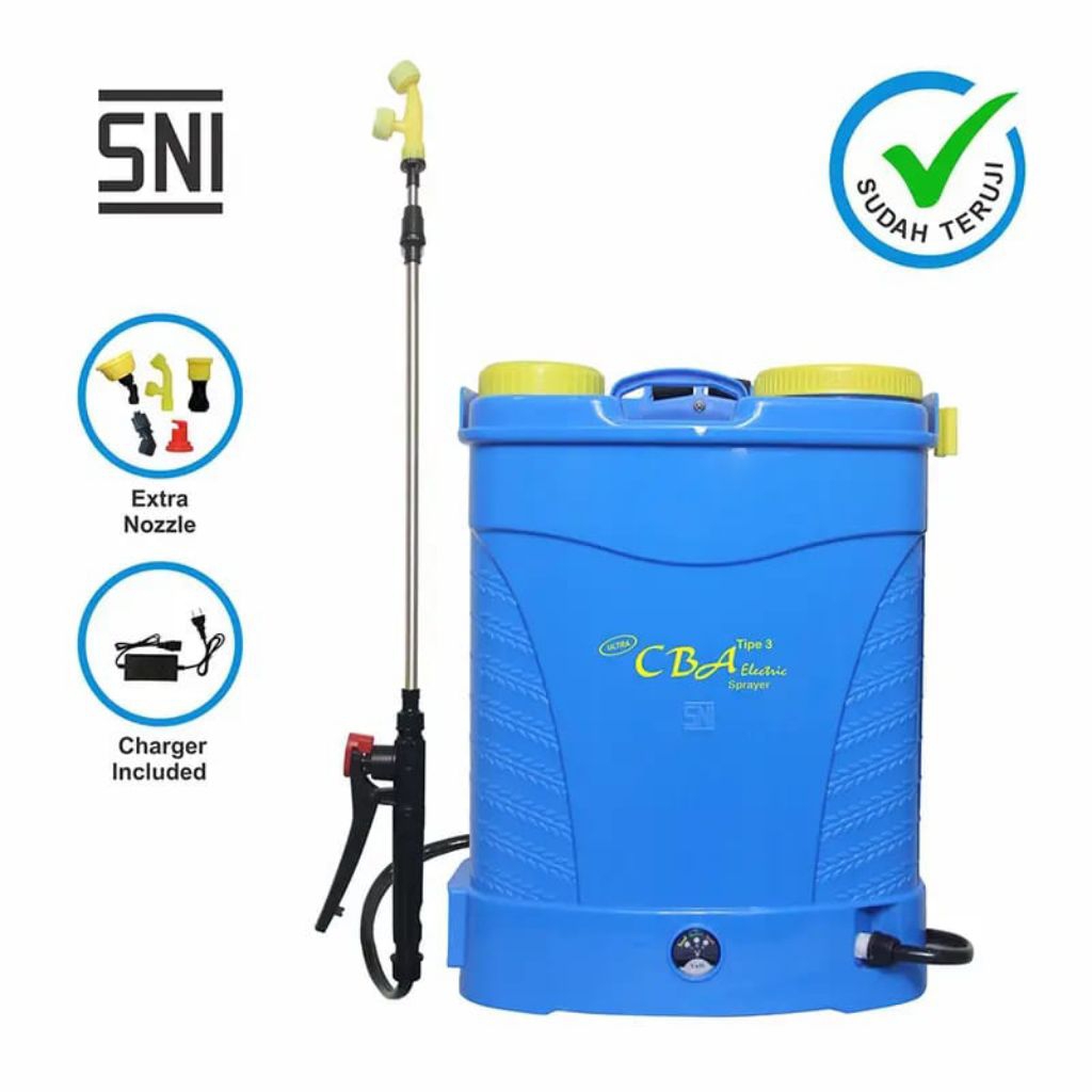 Jual TANGKI/SPRAYER ELEKTRIK CBA ULTRA (TIPE 3) KAPASITAS 16 LITER ...