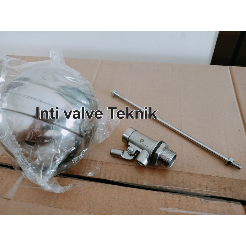 Jual Floating Valve Pelampung Tangki Otomtis FULL ALL Stainless 4 Inch ...