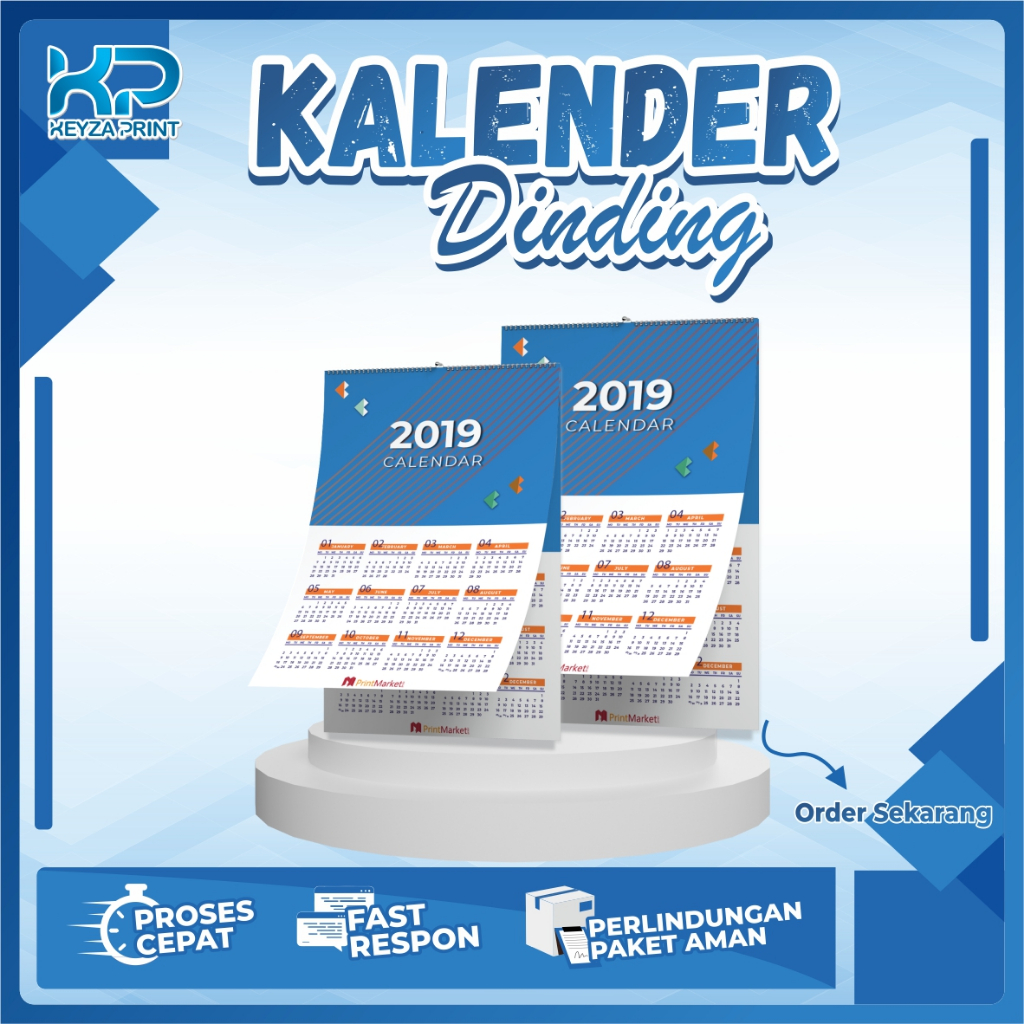 Jual CETAK KALENDER DINDING 2026 CUSTOM UK 32 X 47 CM KLEM SENG ...