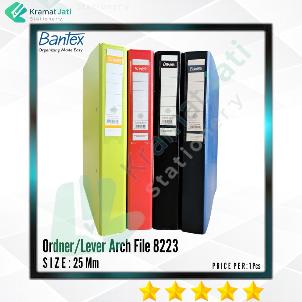 Jual BANTEX Ordner/Lever Arch File Folio 25mm [1 Pcs] | Shopee Indonesia